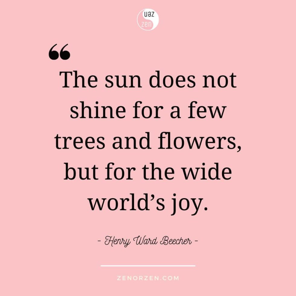80+ Sunshine Quotes for Beautiful Day - Zen or Zen
